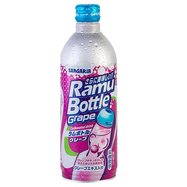 SANGARIA SOFT DRINK(GRAPE RAMUNE BOTTLE) – J Mart